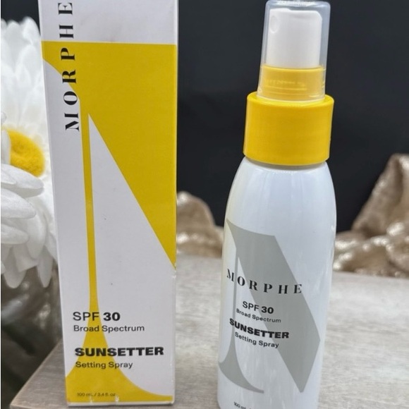 Morphe | Skincare | Morphe Sunsetter Spf 3 Setting Spray Yellow And ...